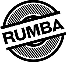 Rumba black stamp Royalty Free Vector Image - VectorStock