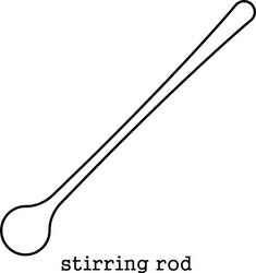 Stirring Rod Drawing
