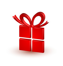 Christmas gift box Royalty Free Vector Image - VectorStock