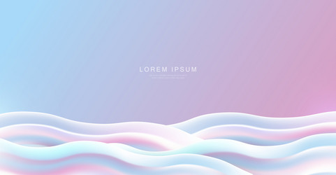 Abstract color wave design element Royalty Free Vector Image
