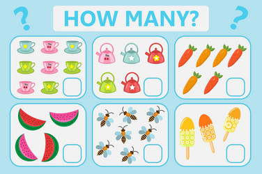 Children educational logic game mathematical Vector Image