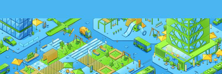 Axonometric Architecture Vector Images (over 220)