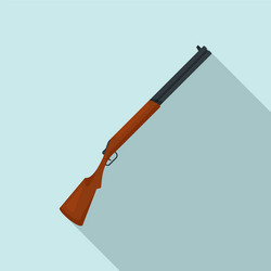 Police shotgun icon simple style Royalty Free Vector Image