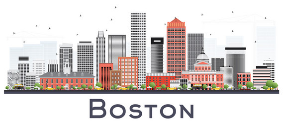 Boston Skyline Vector Images (over 380)