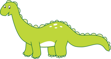 Running dinosaur Royalty Free Vector Image - VectorStock