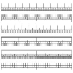 Metric Standard Ruler Scale Vector Images (79)