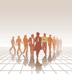 Business people teamwork Royalty Free Vector Image