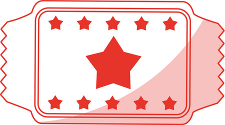 Ticket icon design Royalty Free Vector Image - VectorStock