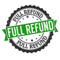 Tax refund sign or stamp Royalty Free Vector Image