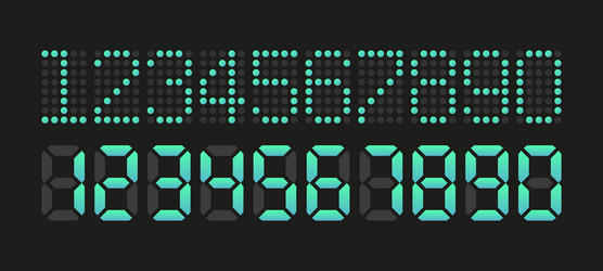 Font Digital Clock Vector Images (over 2,000)