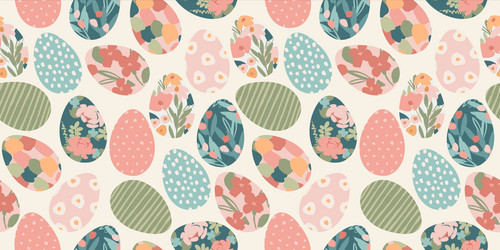 Floral seamless pattern design for paper Vector Image