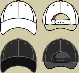 Outline cap Royalty Free Vector Image - VectorStock