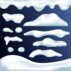 Snow Dripping Vector Images (over 850)
