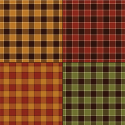 Autumn plaids Royalty Free Vector Image - VectorStock