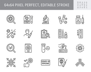Icons set coronavirus covid-19 thin line design Vector Image