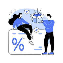 Promotion strategy abstract concept Royalty Free Vector