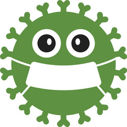 Germ virus icon design template isolated Vector Image