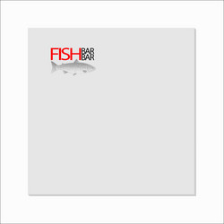 Company logo with the fish Royalty Free Vector Image