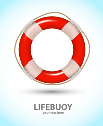 Ship life buoy nautical symbol Royalty Free Vector Image