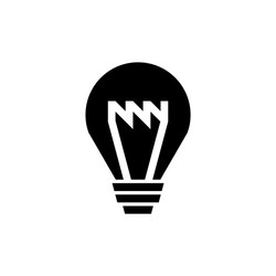 Light bulb logo Royalty Free Vector Image - VectorStock