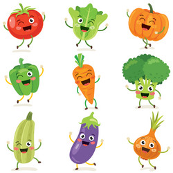 Fresh vegetables for healthy eating Royalty Free Vector