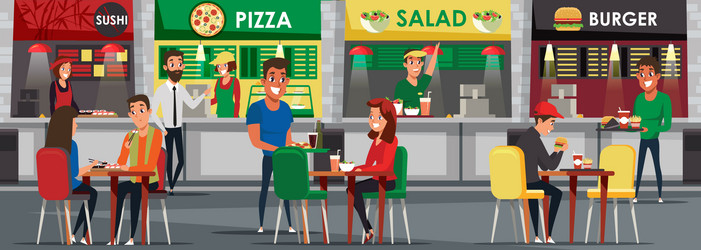 Food Court Clipart