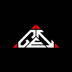 Gei letter logo creative design with graphic Vector Image