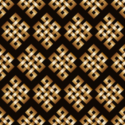 Endless knot shrivatsa chinese traditional symbol Vector Image