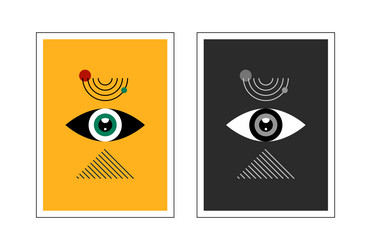 Simple design on white background Royalty Free Vector Image