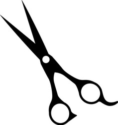 Scissors icon on white background Royalty Free Vector Image