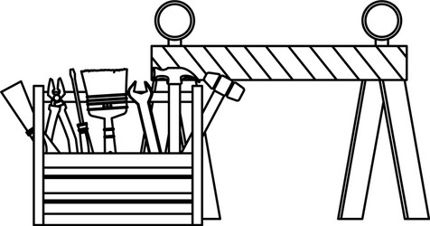 Construction tools and equipment cartoons Vector Image