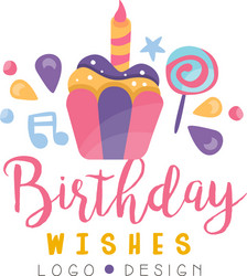 Happy birthday card design Royalty Free Vector Image