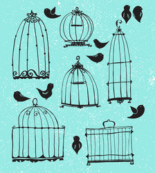 Bird Cage Line Drawing Vector Images (over 620)