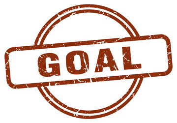 Goal stamp Royalty Free Vector Image - VectorStock