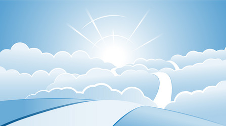 Road to hell and direction sign Royalty Free Vector Image