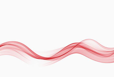 Red wav abstract background with curves lines Vector Image