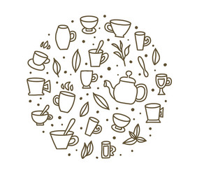 Masala spiced chai tea Royalty Free Vector Image