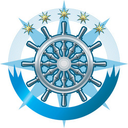 Marine emblem Royalty Free Vector Image - VectorStock