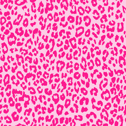 Creative leopard seamless pattern design in pink Vector Image