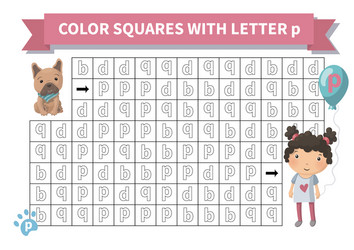 Printable game worksheet for kids exercise about Vector Image