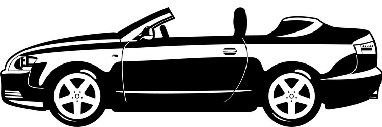 Convertible Side Drawing Vector Images (92)