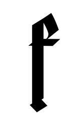 Letter F Gothic Vector Images (over 100)