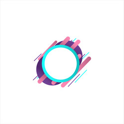 Abstract circle border Royalty Free Vector Image