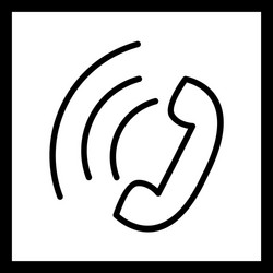 Active call icon design Royalty Free Vector Image