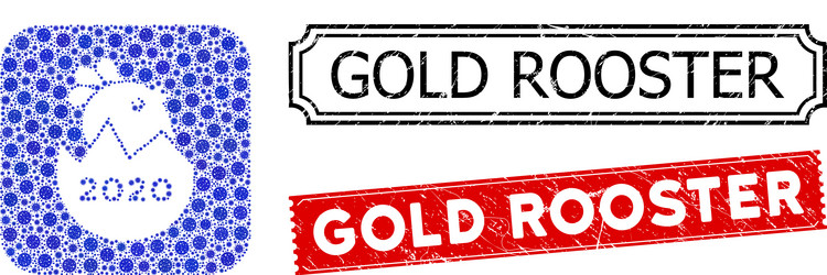 Gold Rooster Vector Images (over 1,700)