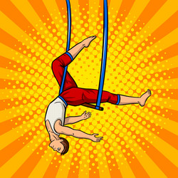 Acrobat Circus Trapeze Vector Images (over 230)