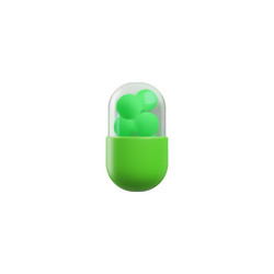 Green and White Capsule Vector Images (over 5,200)