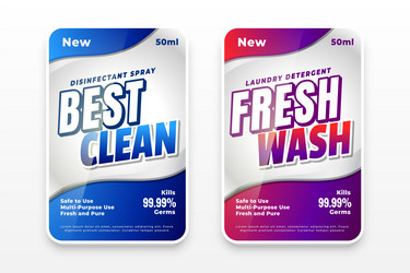 Detergent Label Vector Images (over 9,200)