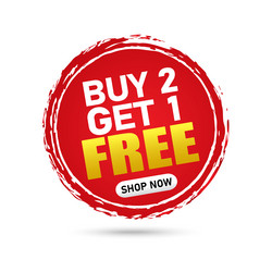 Buy 1 get free Royalty Free Vector Image - VectorStock