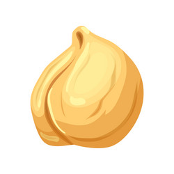 Chickpea vegetarian cartoon Royalty Free Vector Image